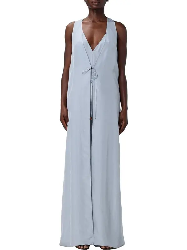 ALYSI Sleeveless V-neck Top - Blue