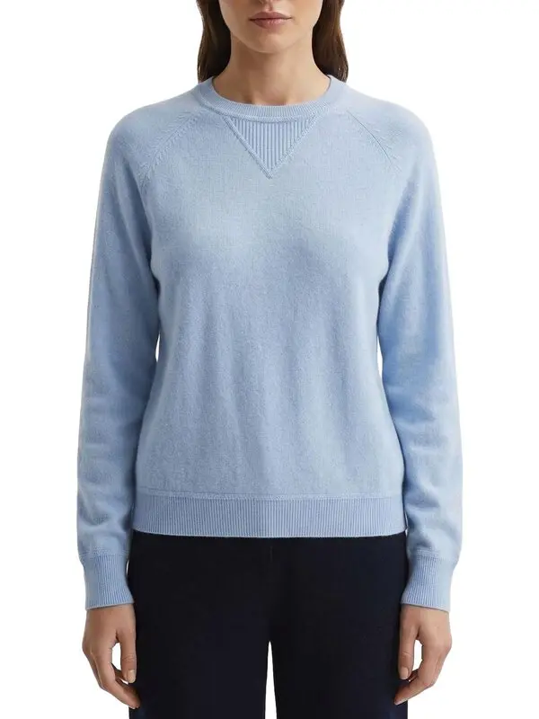 ALLUDE Pullover Sweater - Blue 1