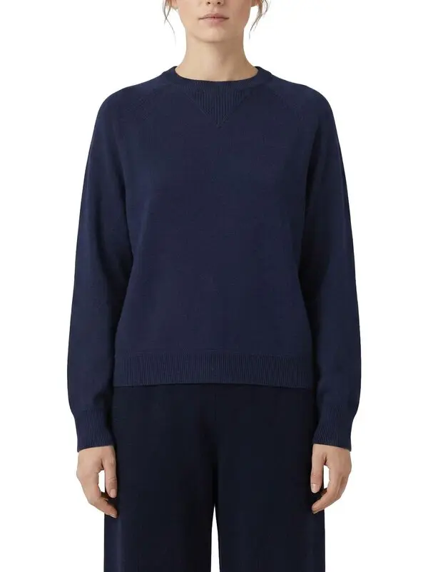 ALLUDE Pullover Sweater - Blue