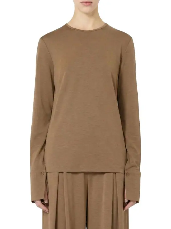 Max Mara Long Sleeve Sweater - Brown