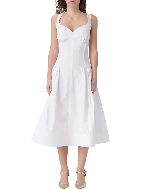 Elisabetta Franchi Sleeveless Dress - White