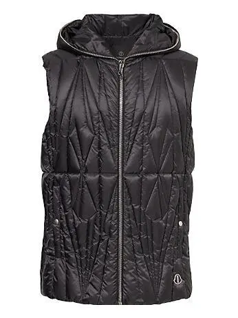 RICK OWENS X MONCLER Moncler X Rick Owens Geocamo Quilted Flight Vest - Black
