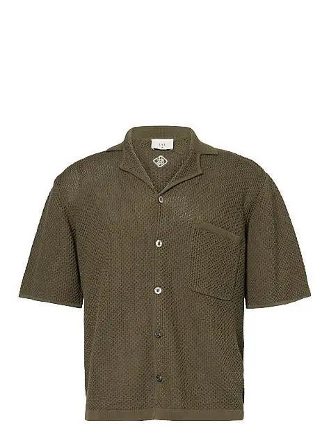 CHE El Junco Textured Cotton-knit Shirt - Khaki
