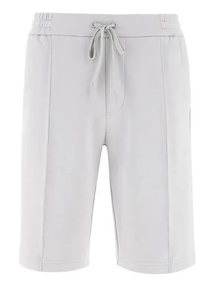 Boggi Milano Elasticated-waist Cotton-blend Bermuda Shorts - Ice