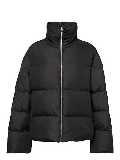 RICK OWENS X MONCLER Cyclopic High-neck Shell-down Jacket - Black