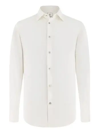 Boggi Milano Regular-fit Cotton-silk Shirt - White