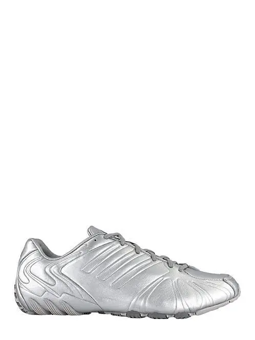 Adidas Ghost Sprint Leather Trainers - Silver Metallic Matte Si