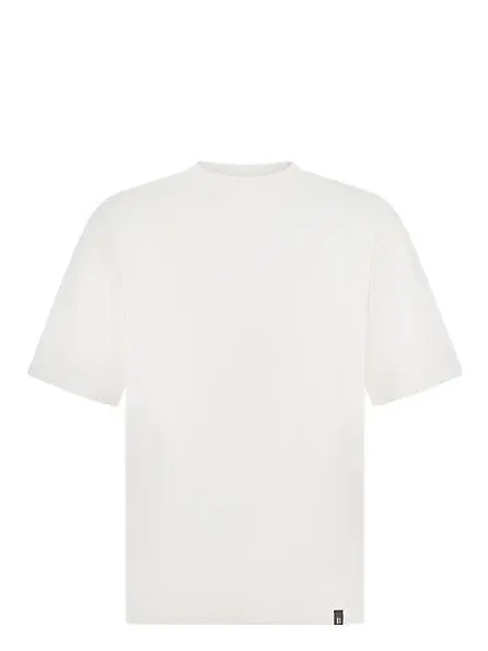 Boggi Milano S-cafè® Relaxed-fit Stretch Cotton-blend T-shirt - White
