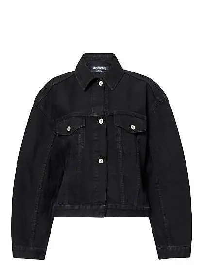 Jacquemus Regular-fit Denim Jacket - Black
