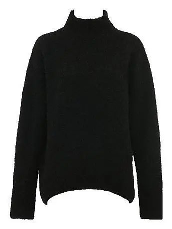 House Of Cb Relaxed-fit Knitted Jumper - Black