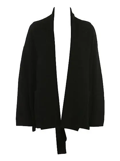 House Of Cb Madison Wool Cardigan - Black