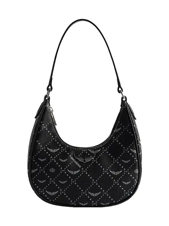 Zadig&Voltaire Woven Shoulder Bag - Black