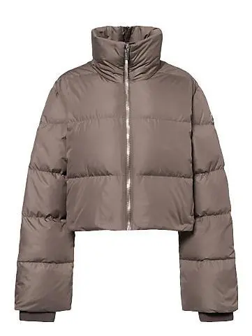 RICK OWENS X MONCLER Cropped Padded Shell-down Jacket - Dark Dust