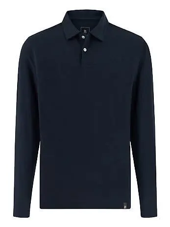Boggi Milano S-cafè® Regular-fit Stretch Cotton-piqué Polo Shirt - Navy Blue