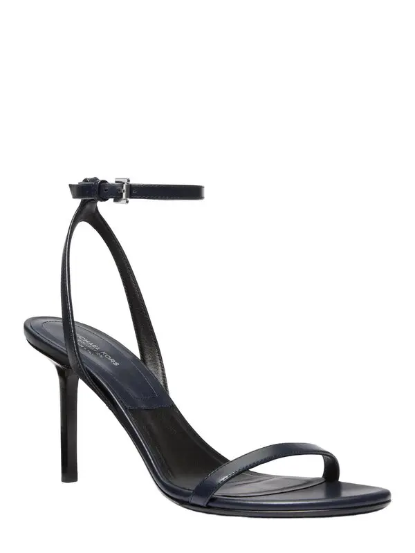 Michael Kors Gwyneth Leather Sandal - Blue