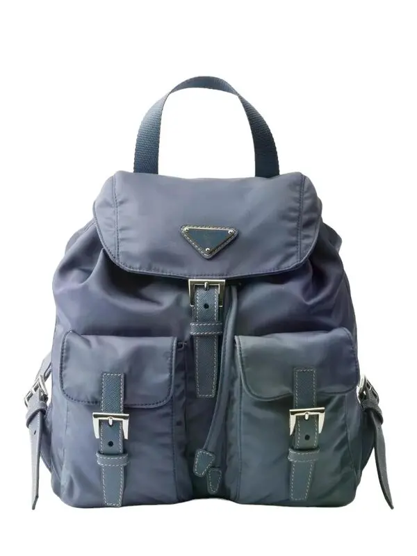 Prada Re-nylon Backpack - Blue