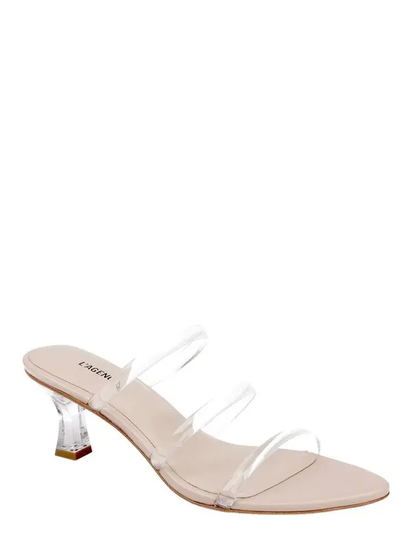L'Agence Ludovica Slide Sandal - Chai