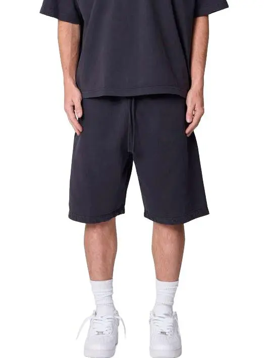 Mnml Heavy Basic Sweat Shorts - Washed Black