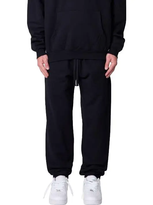 Mnml Heavyweight Cotton Sweatpants - Black