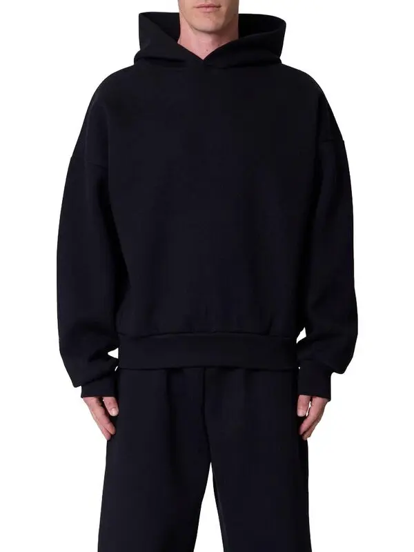 Mnml Stiff Lounge Hoodie - Black