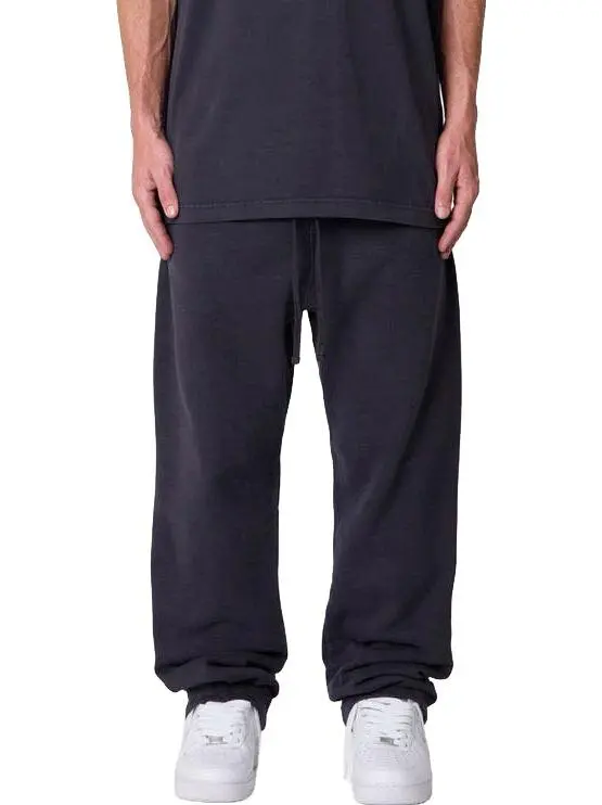 Mnml Relaxed Heavy Basic Sweatpants - Washed Black