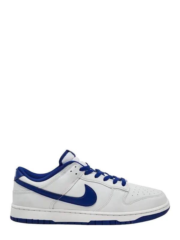 Nike Dunk Low Retro Sneakers - Summit White/deep Royal Blue