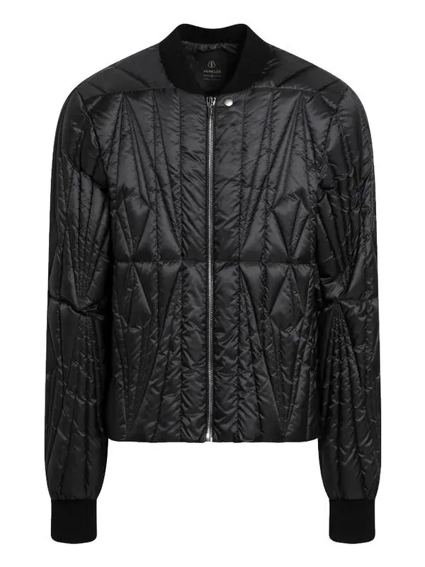 MONCLER + RICK OWENS Quilted Zip-up Down Jacket - Black