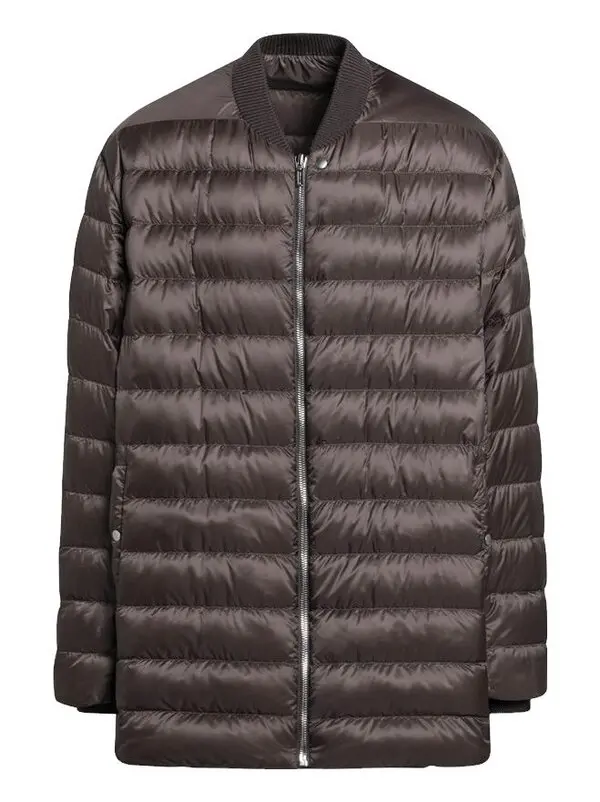 MONCLER + RICK OWENS Quilted Zip-up Jacket - Brown