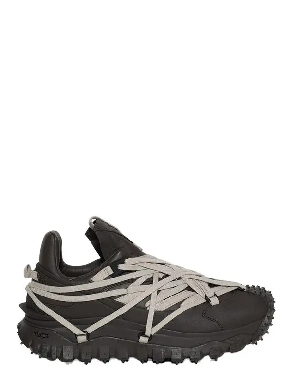 Rick Owens X Moncler Trailgrip Megalace Sneakers - Gray
