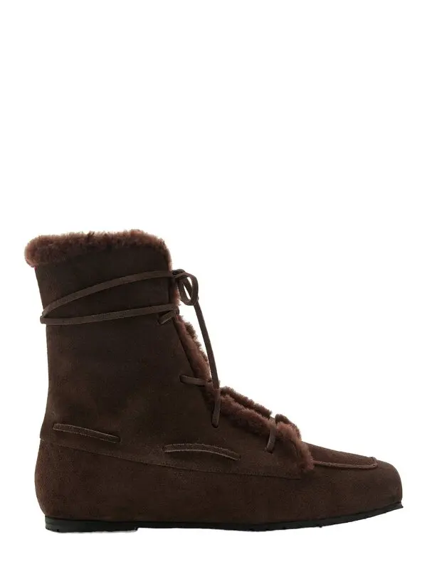 AeydĒ Paul Shearling Boots - Brown