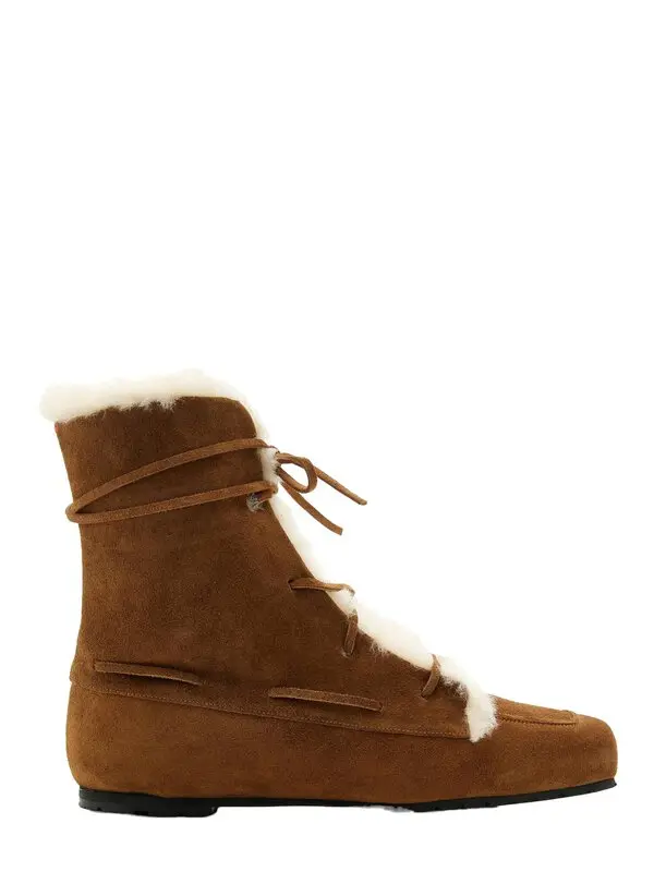 AeydĒ Paul Shearling Boots - Tan