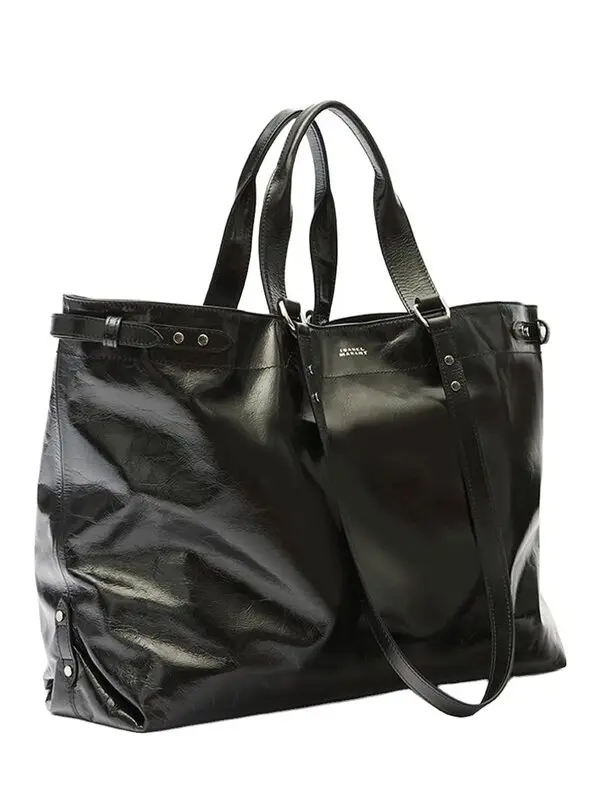 Isabel Marant Winna Tote Shoulder Bag - Black