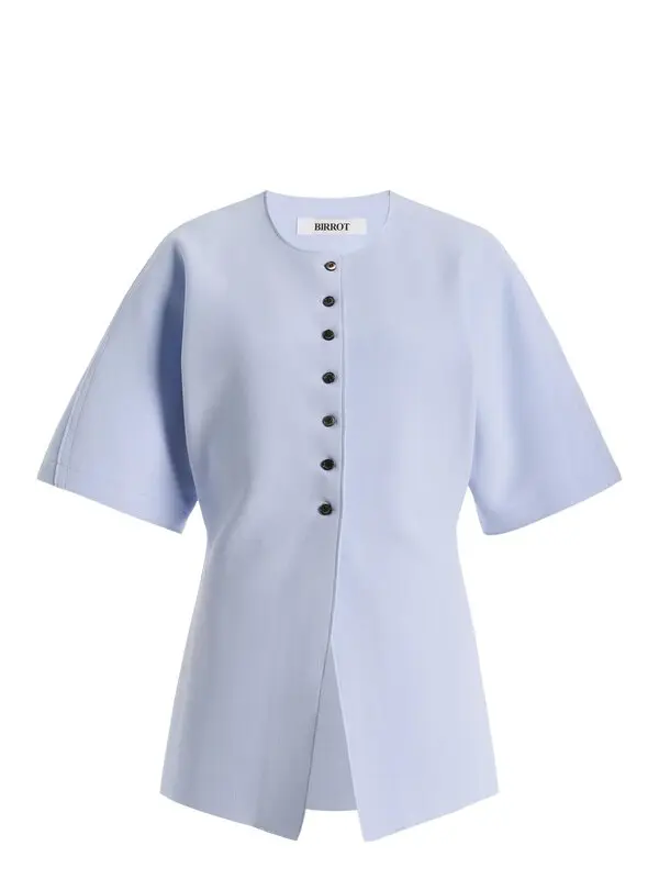BIRROT Lay3 Half-sleeve Top - Blue