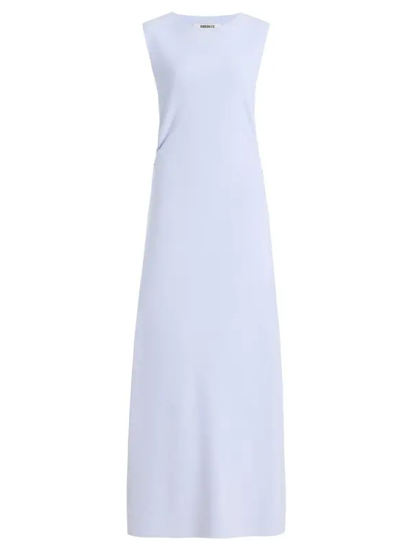 BIRROT Lay2 Drape Dress - Blue