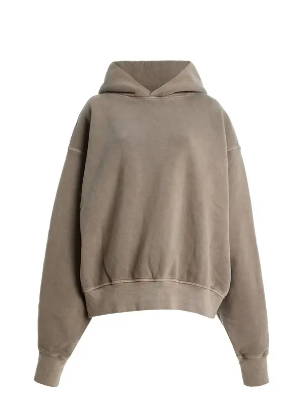 SLVRLAKE Cinched Cotton Hoodie - Neutral