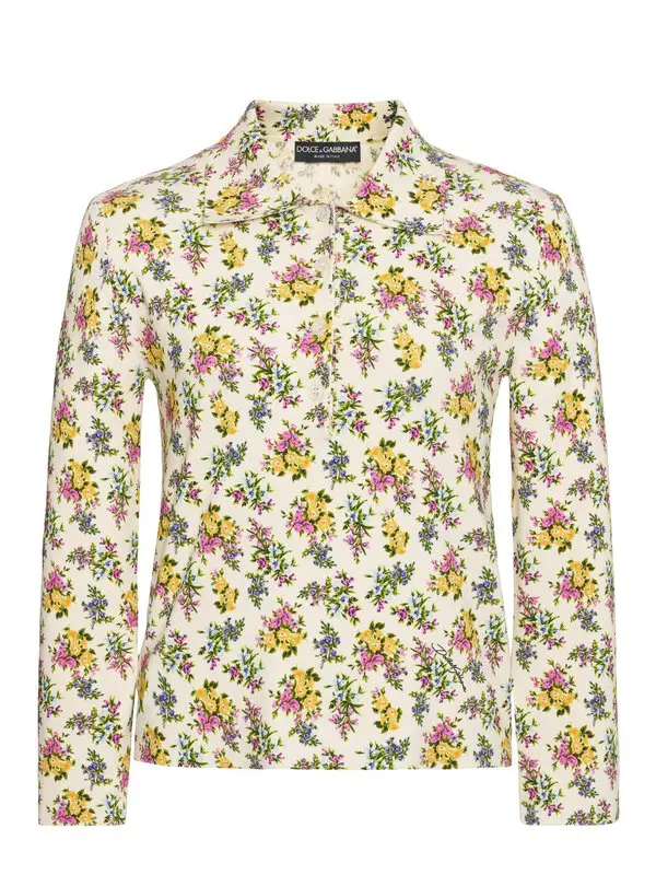 Dolce & Gabbana Print Knit Cardigan - Floral