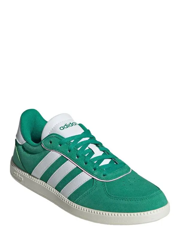 Adidas Breaknet Sleek Sneakers - Court Green / Cloud White / Clear Pink
