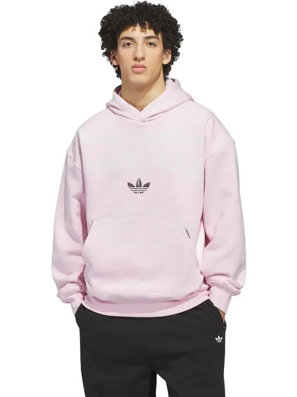 Adidas Originals Shoemaker Graphic Hoodie - Clear Pink