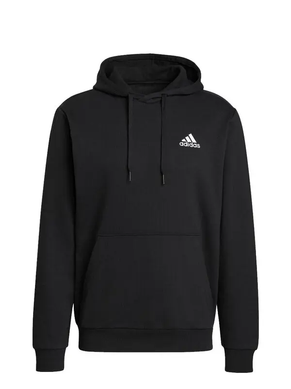 Adidas Essentials Fleece Hoodie - Black / White