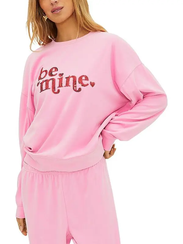 Beach Riot Devyn Oversized Sweatshirt - Lovely Pink