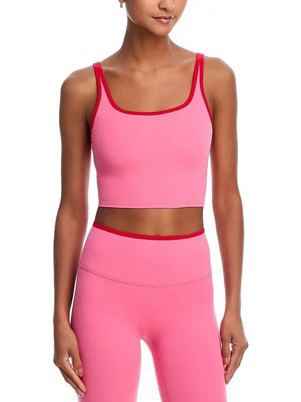 Splits59 Cait Rigor Bralette - Strawberry/pirate Red