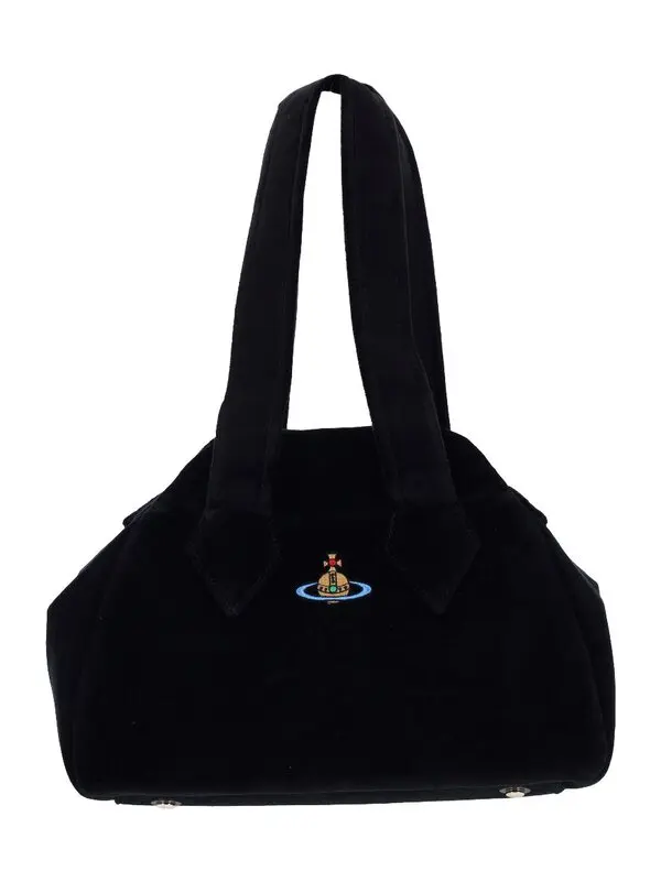 VIVIENNE WESTWOOD Archive Yasmine Medium Handbag - Black