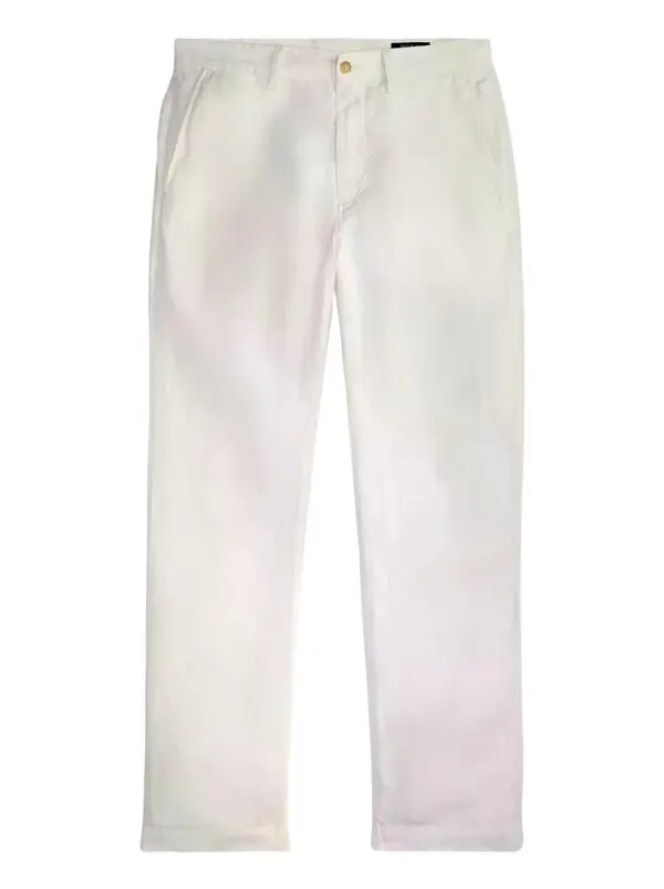 Polo Ralph Lauren Bedford Embroidered Chino Trousers - White