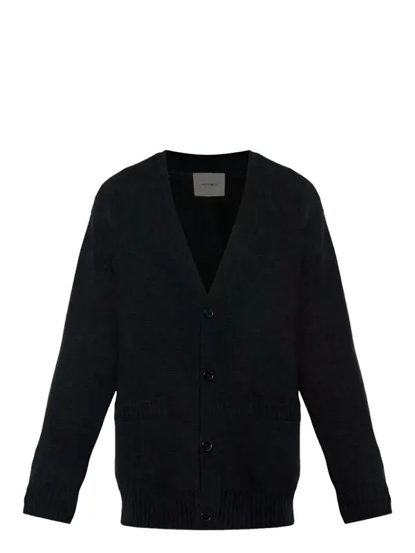 LISA YANG Wilson Pocket Button Cardigan - Black