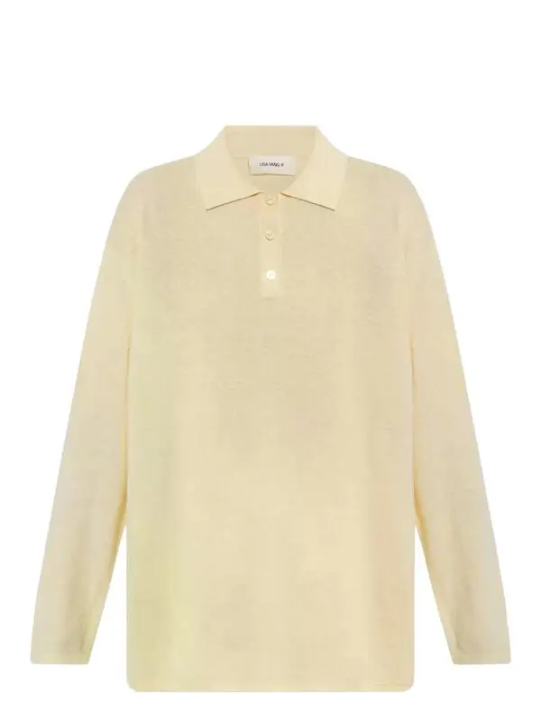 LISA YANG Caisa Buttoned Sweater - Yellow