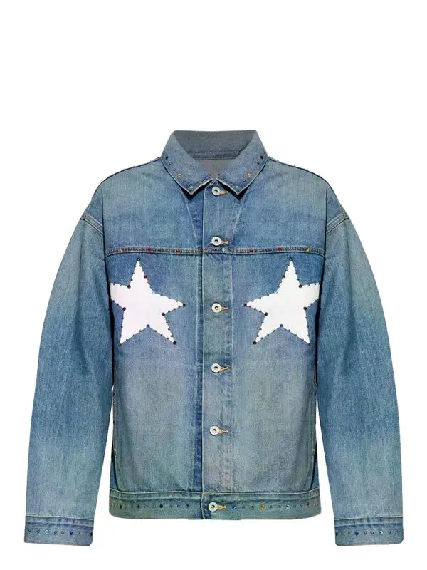 A BATHING APE Star-embellished Jacket - Blue
