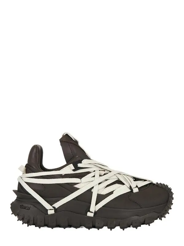 Rick Owens X Moncler Trailgrip Megalace Sneakers - Dark Dust