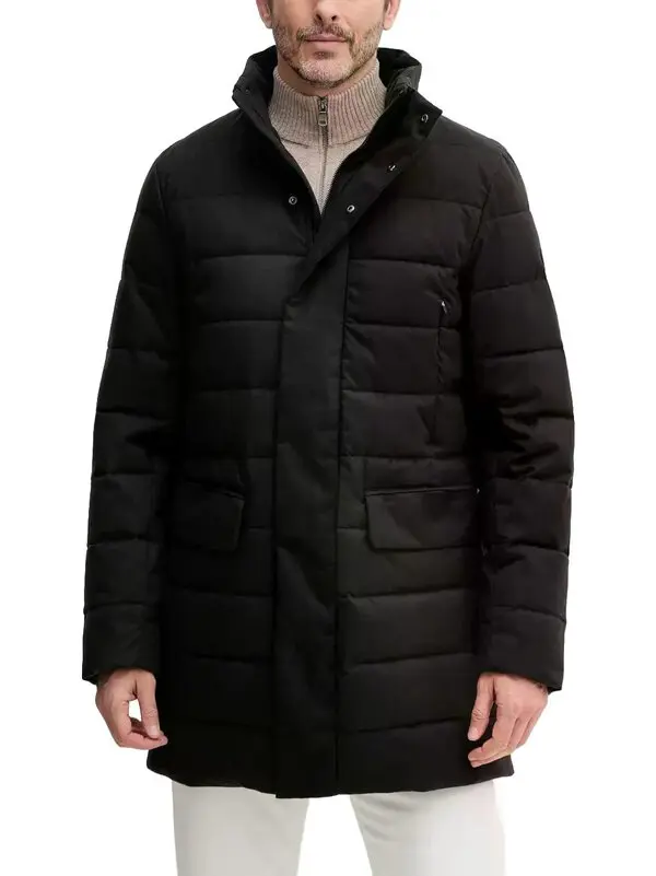 SAVE THE DUCK Quilted Hooded Jacket - Black