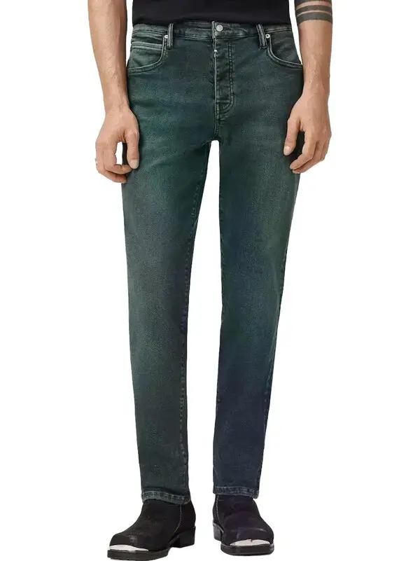 ALLSAINTS Washed Denim Jeans - Green