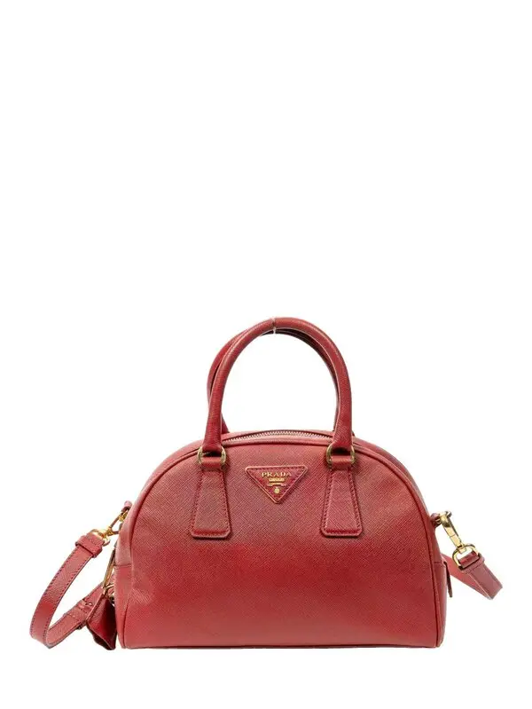 Prada Top Handles Tote Bag - Red